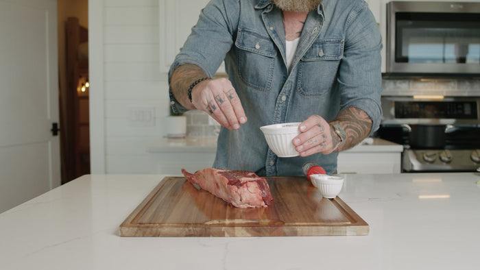 Rock’s Bison Tomahawk Steak Recipe